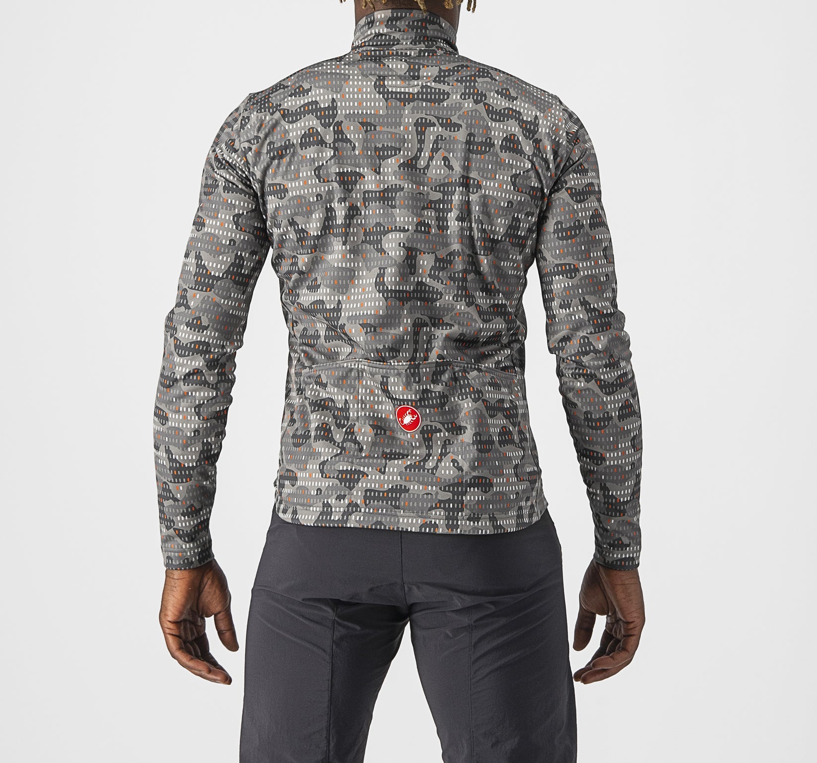 CASTELLI Unlimited Thermal Men's Jersey - Nickel Gray / Dark Gray ...